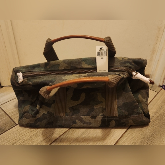 Polo Ralph Lauren | Bags | Polo Ralph Lauren Canvas Camouflage Tiger Patch 67 Flag Duffel Bag ...